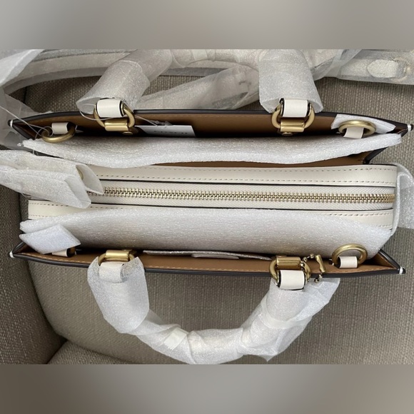 Coach | Bags | Coach 941 Rogue 26 Eastwest Bag In Brasschalk White ...